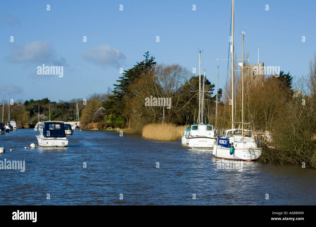 River Frome at Wareham, Dorset, UK Stock Photo - Alamy