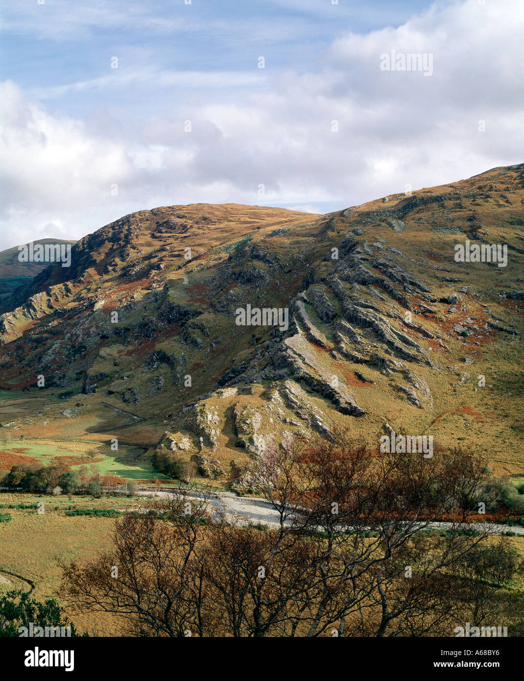 geological shapes in the irish landscape, beauty in nature Stock Photo ...