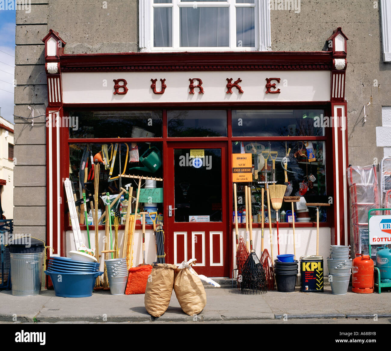 hardware shop in an irish rural town Stock Photo - Alamy
