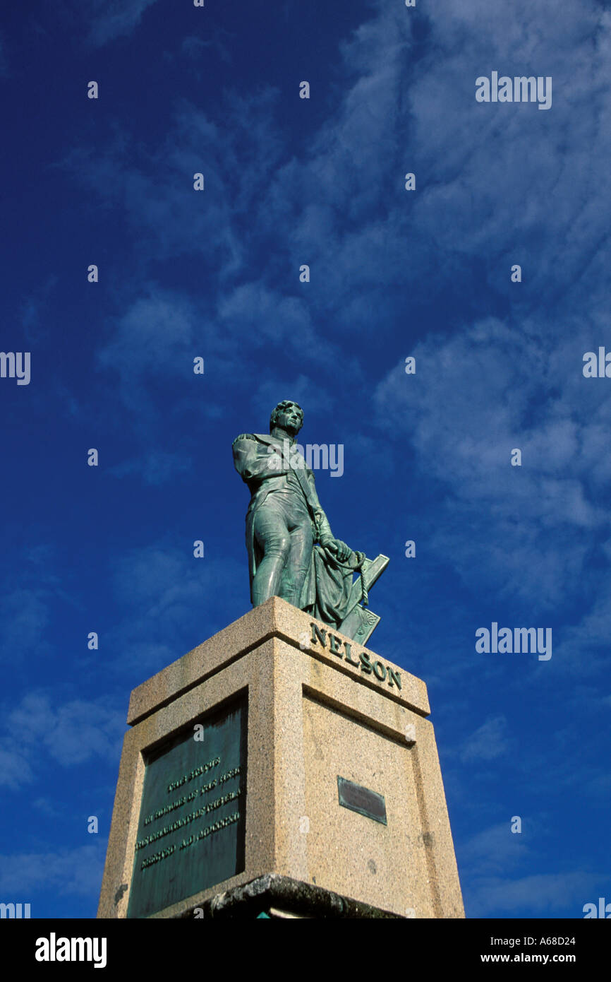 Barbados, Bridgetown, Statue of Nelson Stock Photo - Alamy