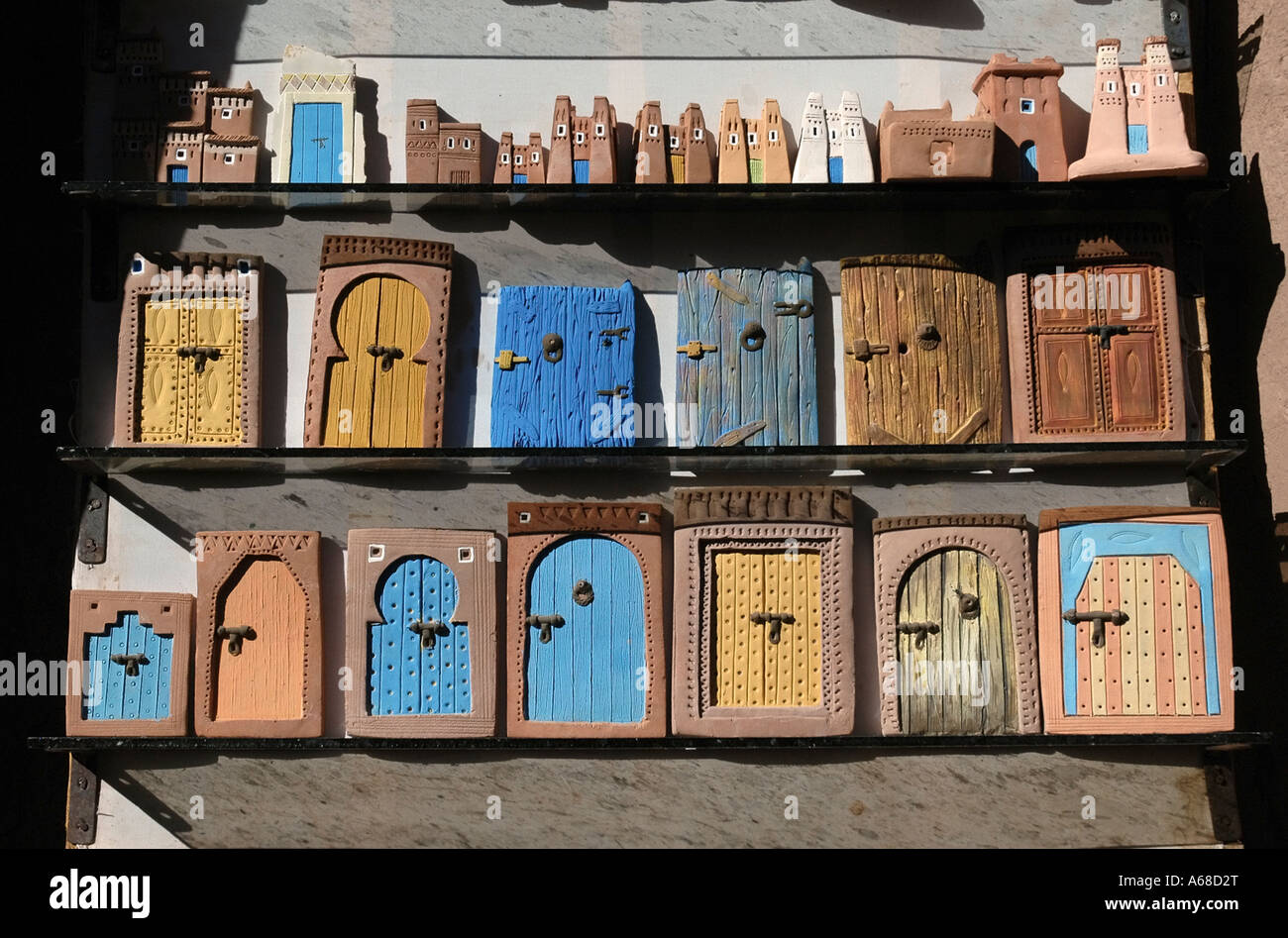 Moroccan tourist trinkets Stock Photo - Alamy