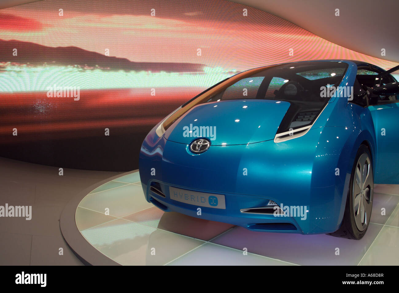 Toyota Synergy Drive at the Geneva Car Show Stock Photo - Alamy