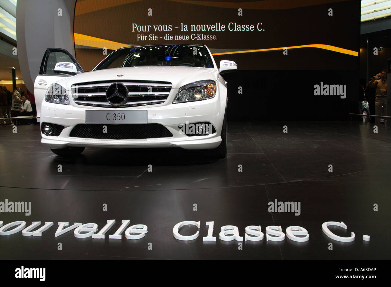 Mercedes-Benz C Class at the Geneva Car Show Stock Photo - Alamy