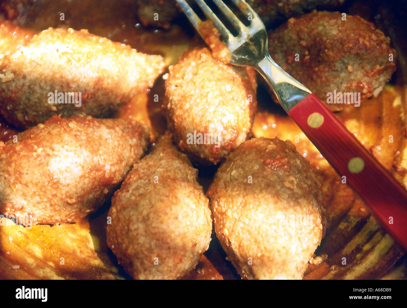 Kebbe a traditional meat dish Beirut lebanon Stock Photo - Alamy