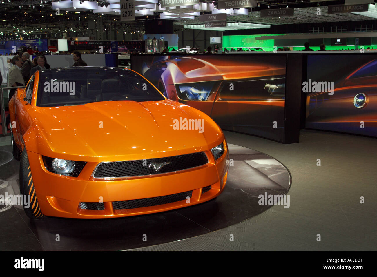 Mustang at the Geneva Car Show Stock Photo - Alamy
