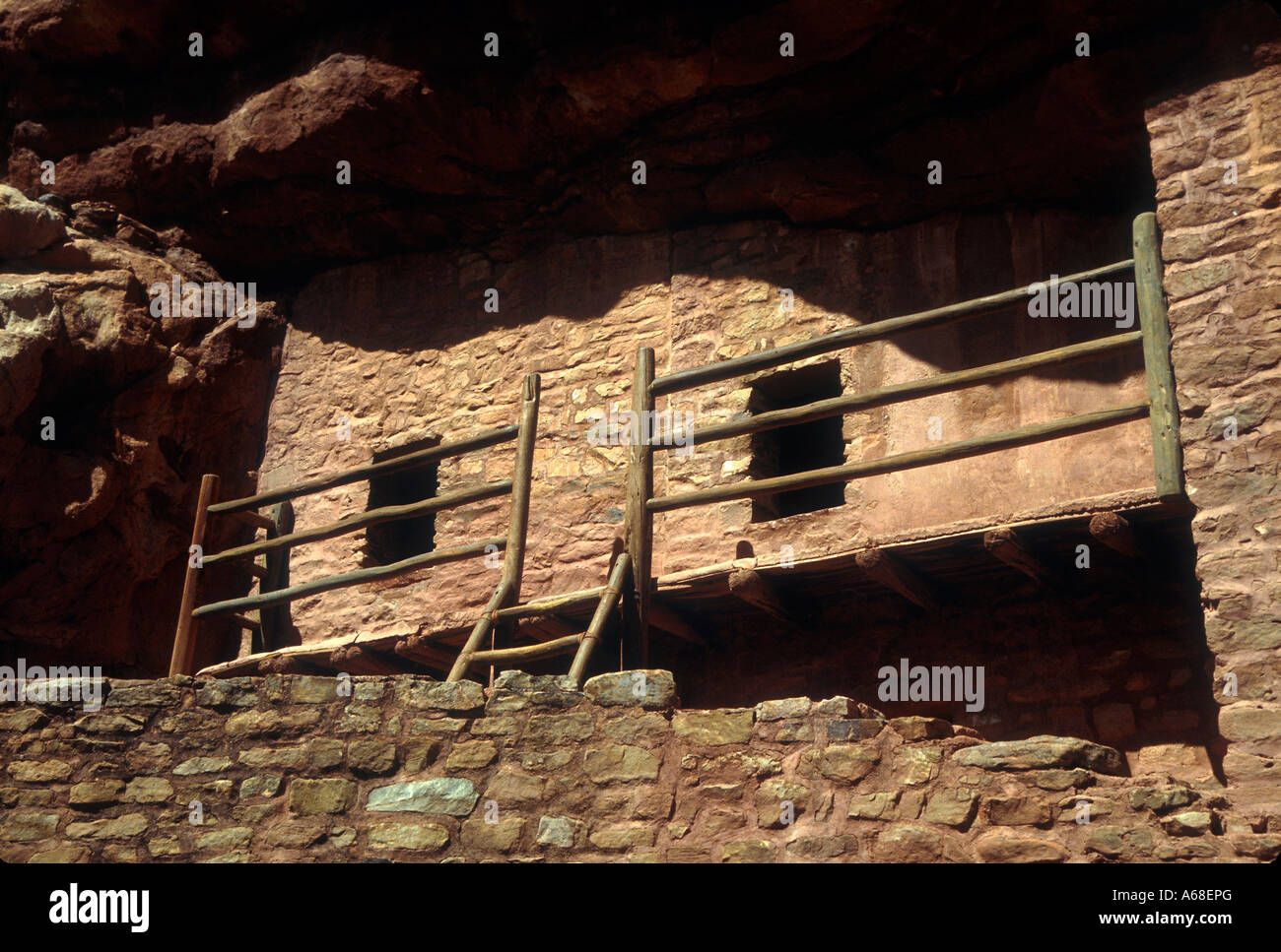 Manitou Cliff Dwellings of the Anasazi native American Indian tribe ...