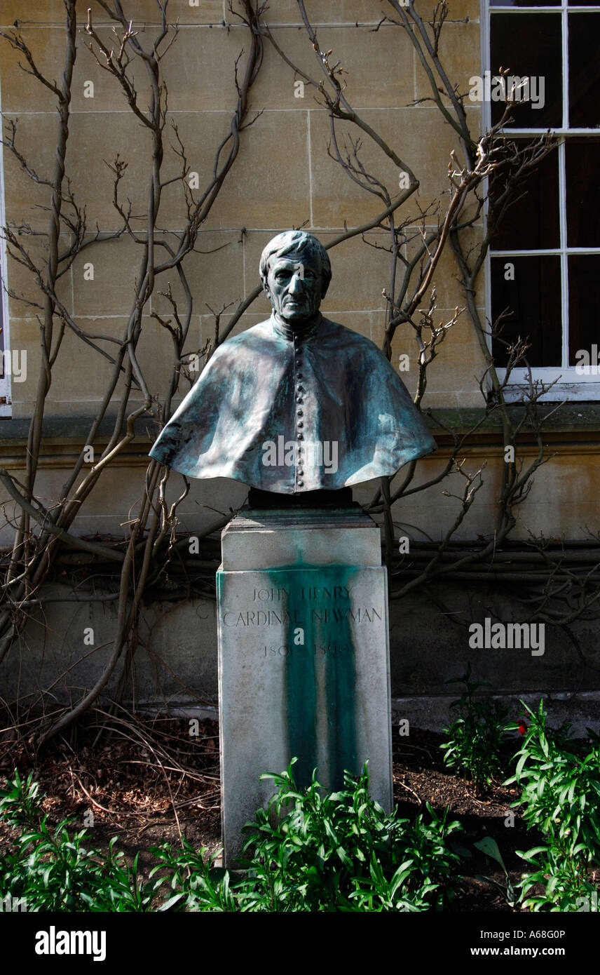 Statue of John Henry Cardinal Newman (1801-1890) in Trinity College ...