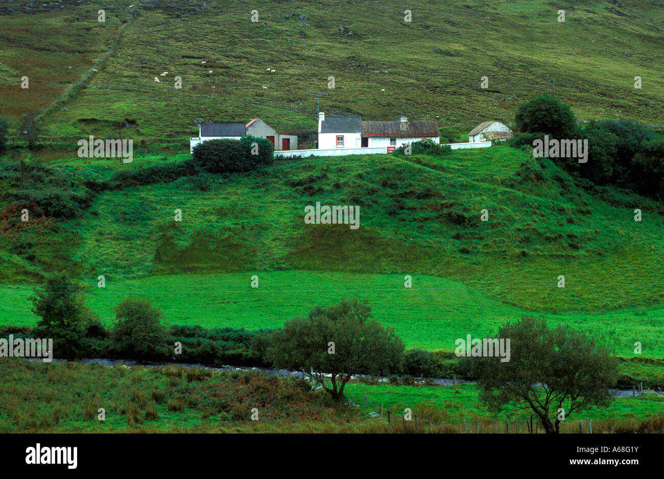 Farm house Ireland Stock Photo - Alamy
