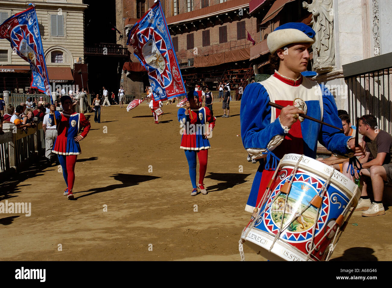 The Contradas Flags High Resolution Stock Photography and Images - Alamy