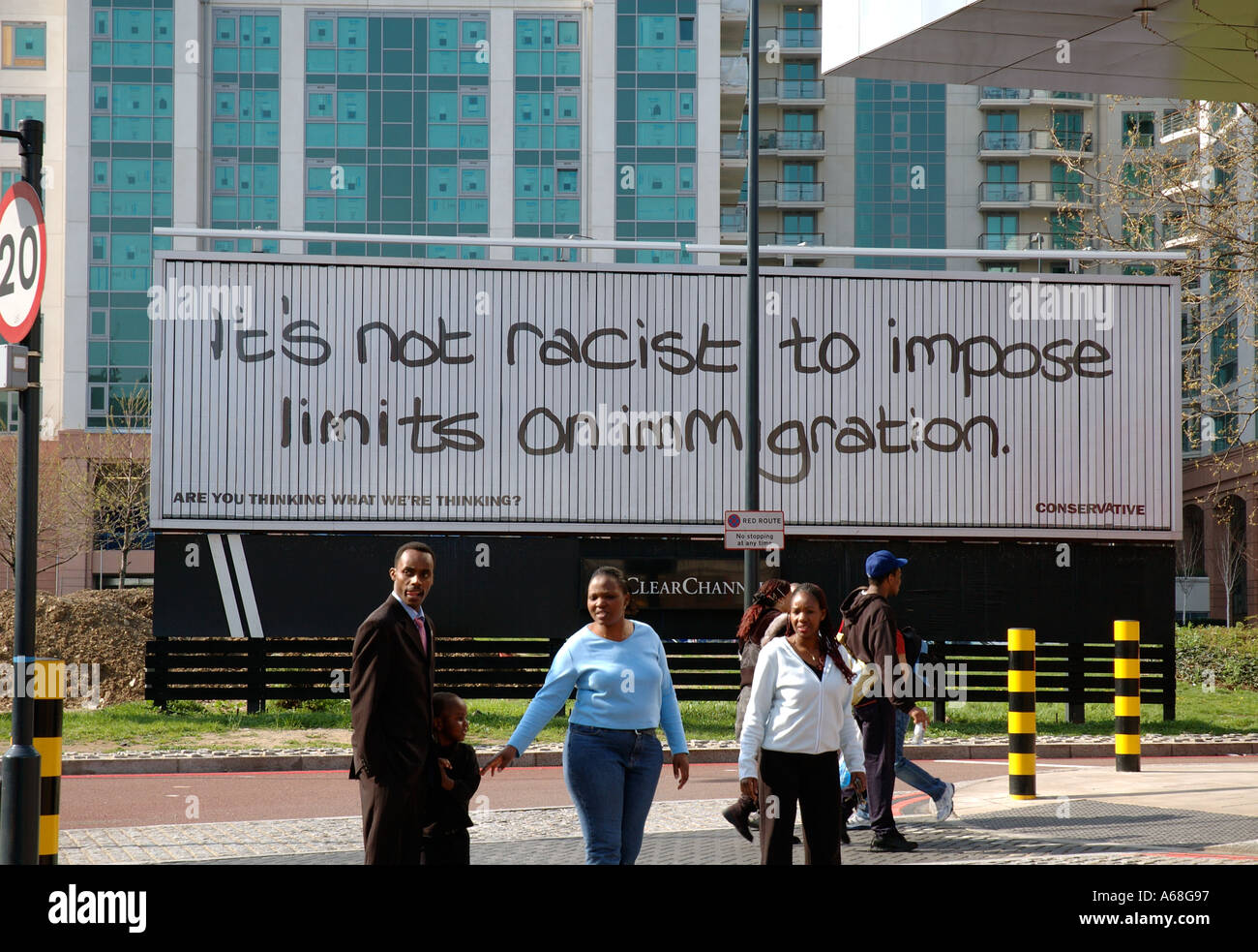 Conservative party campaign posters hi-res stock photography and images ...