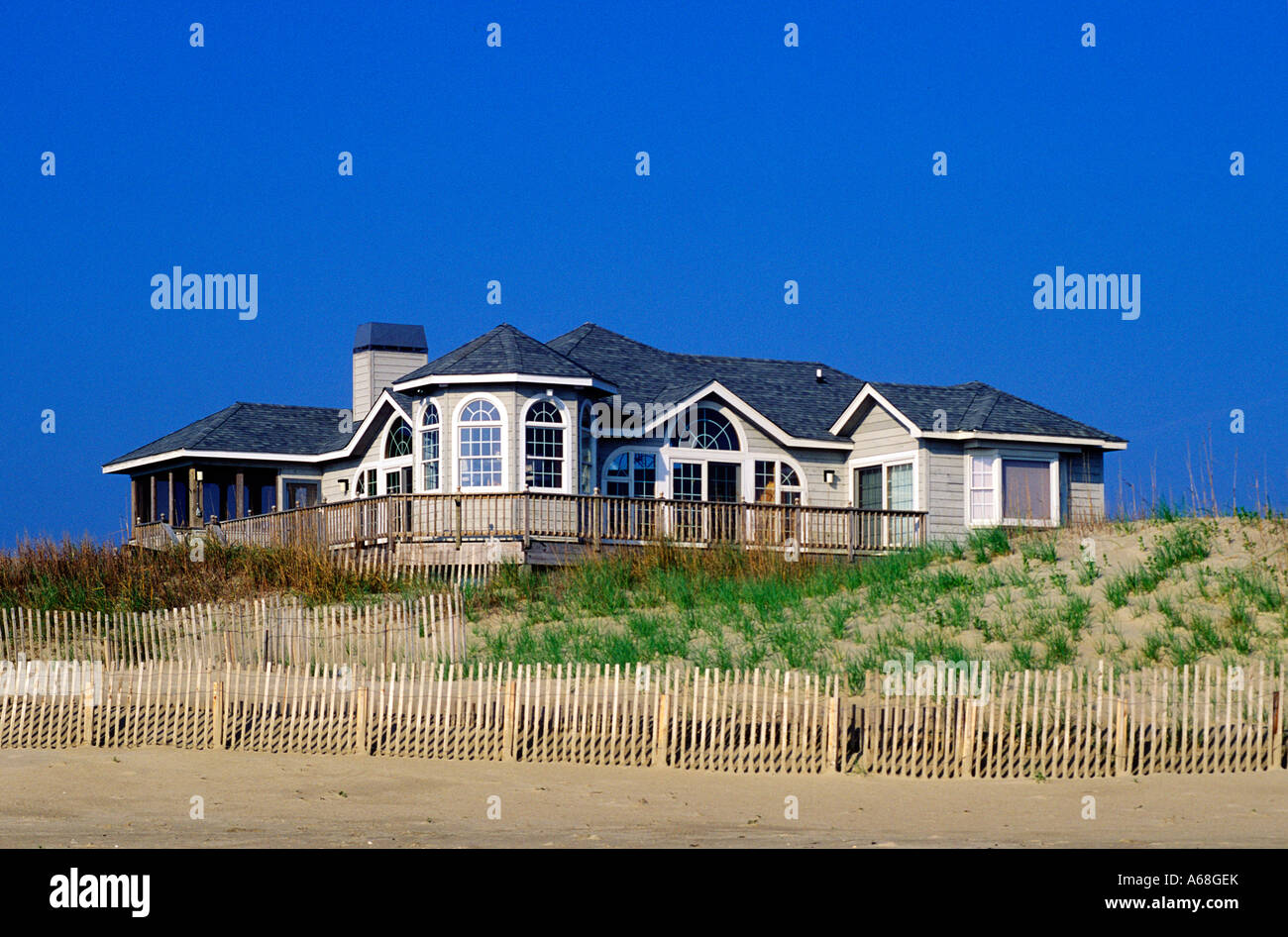 Beach house Outer Banks North Carolina Stock Photo - Alamy