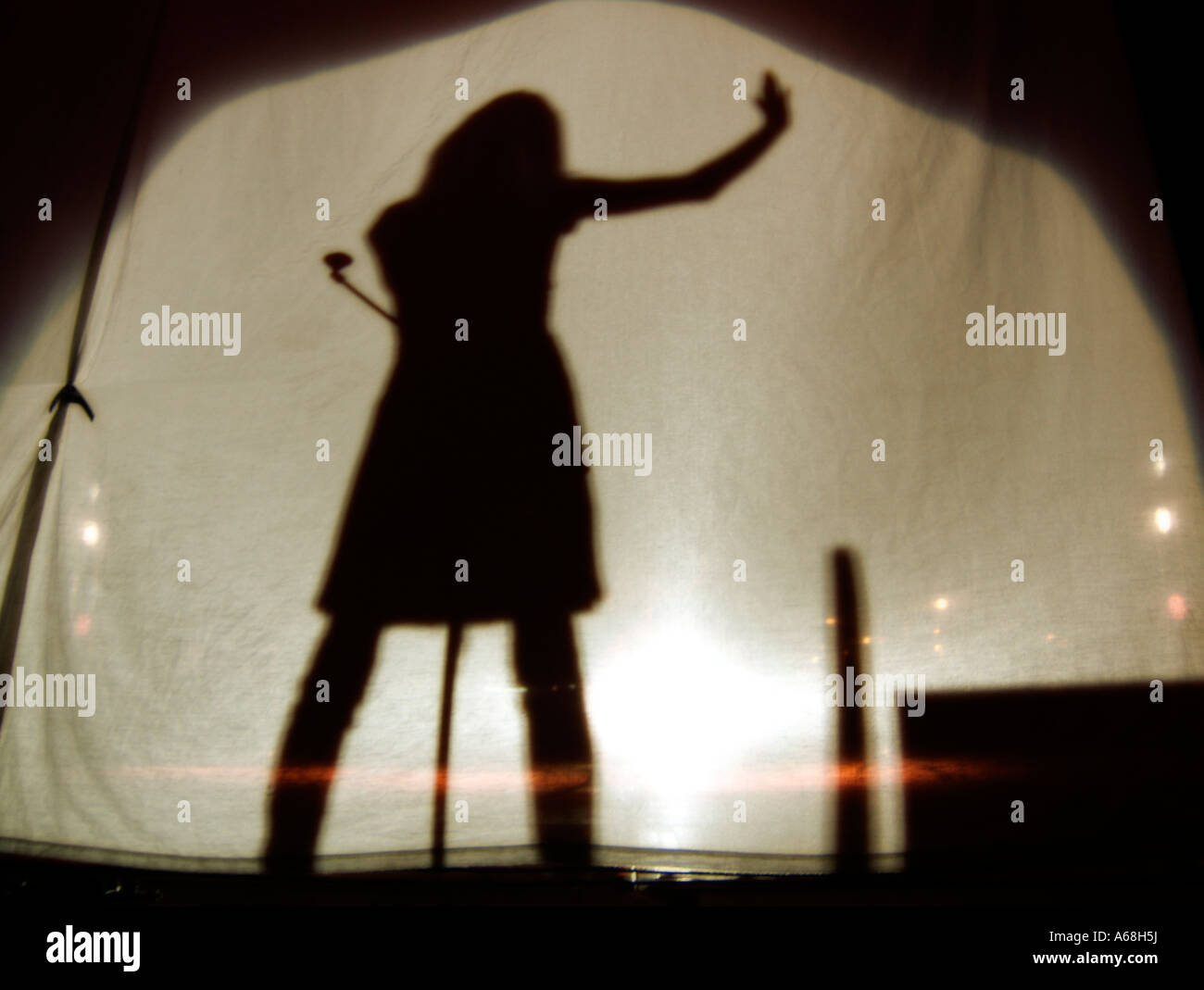 Singer on the stage Stock Photo - Alamy