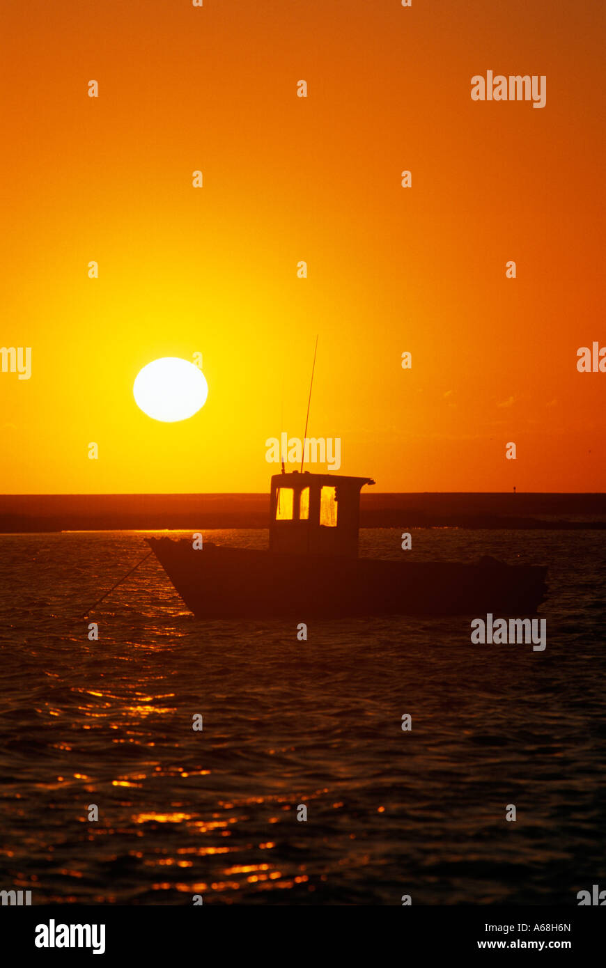 Lobster boat at sunset Nauset Harbor, Orleans, Cape Cod Stock Photo - Alamy