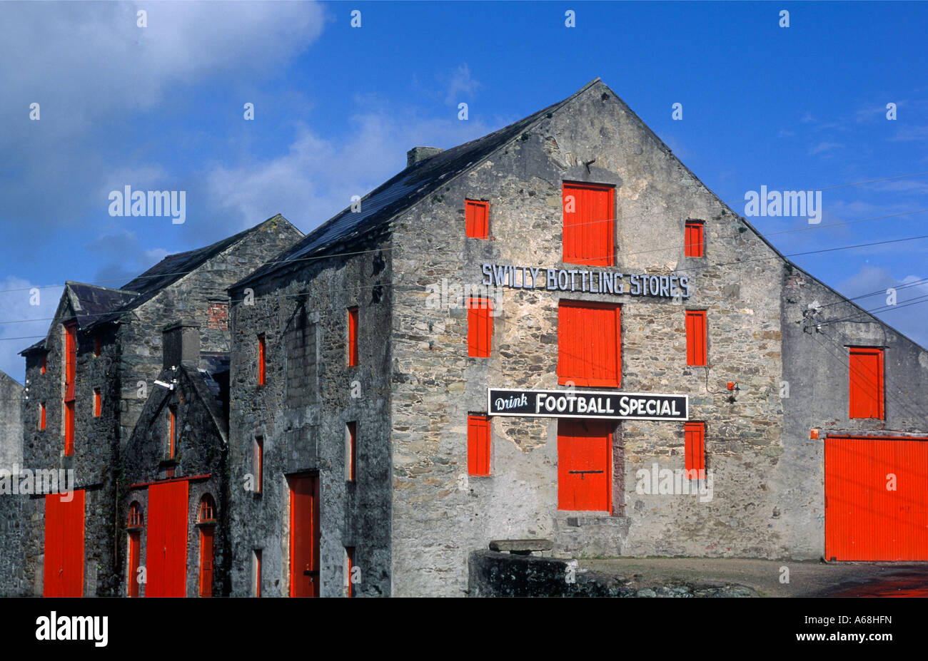 The Quays Bottling company warehouse in the town of Ramelton County ...