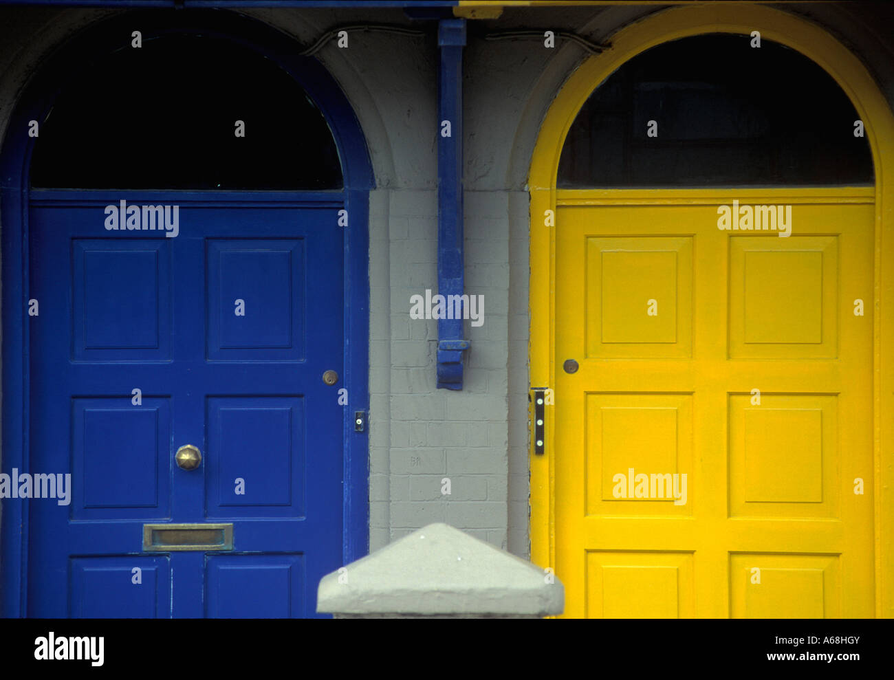 Colorful Irish doors Dublin Ireland Stock Photo - Alamy