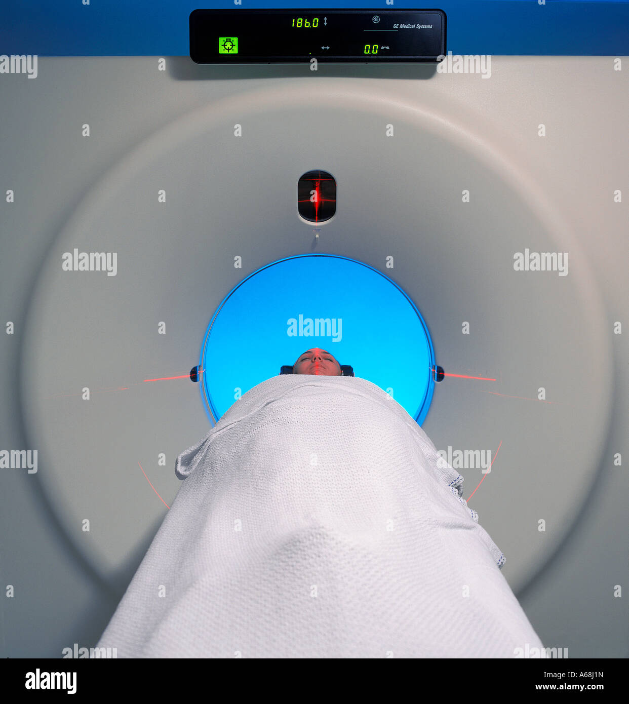 Pataint having a CT scan test Stock Photo - Alamy