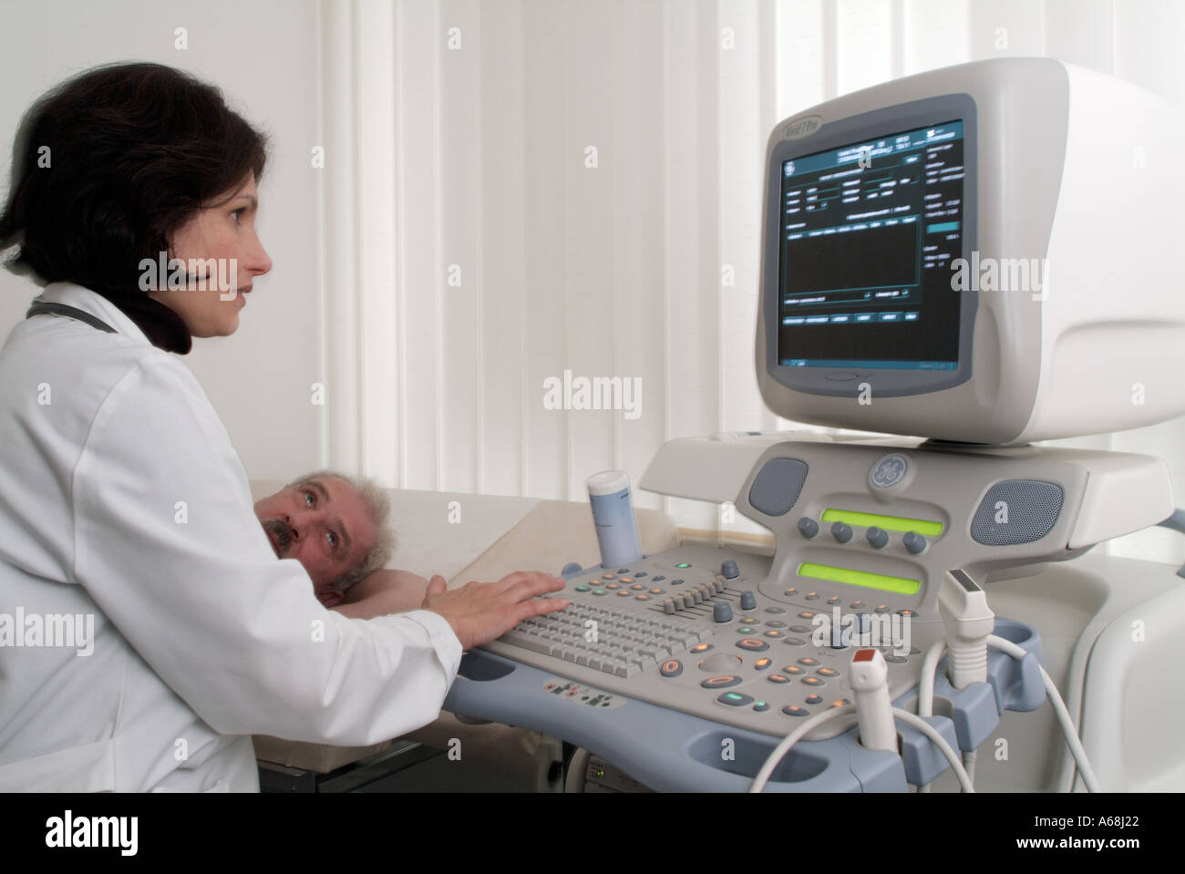 Cardiologist at work Stock Photo - Alamy