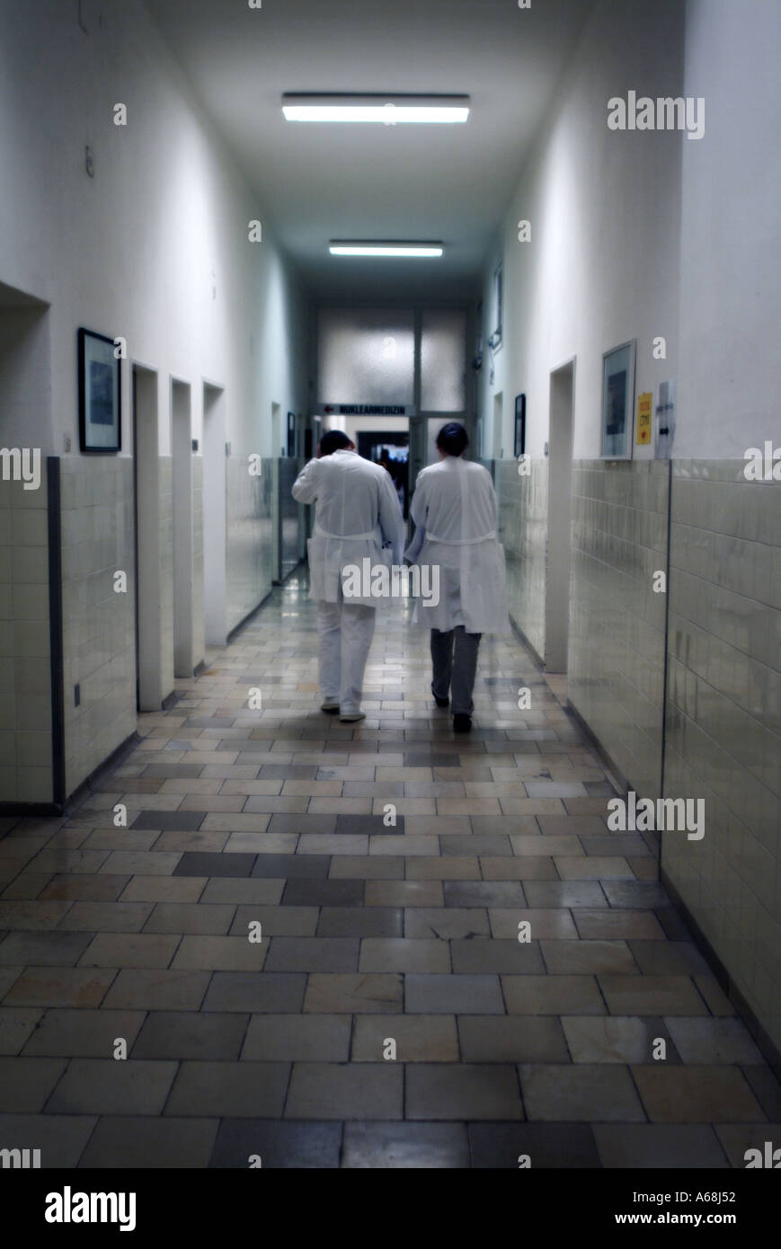 Hospital Hallway Night