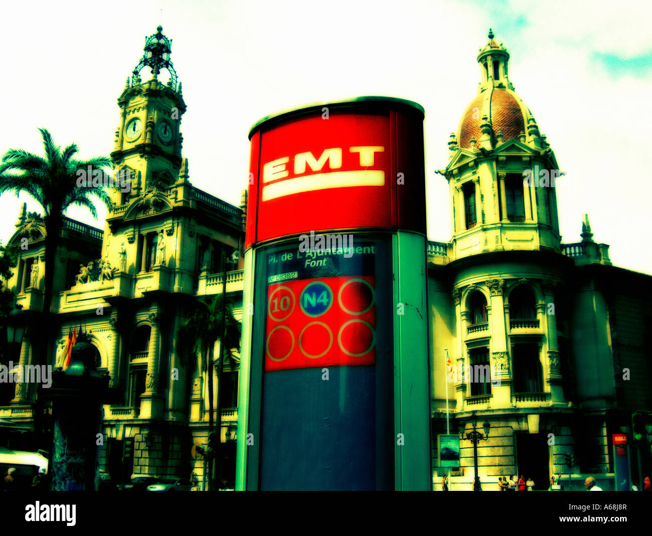 Valencia Town Hall. Valencia. Spain Stock Photo - Alamy