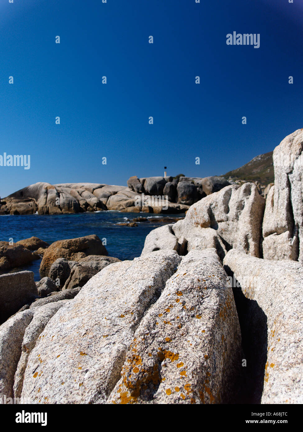View of Rocks in Bakoven Capetown South Africa Stock Photo - Alamy