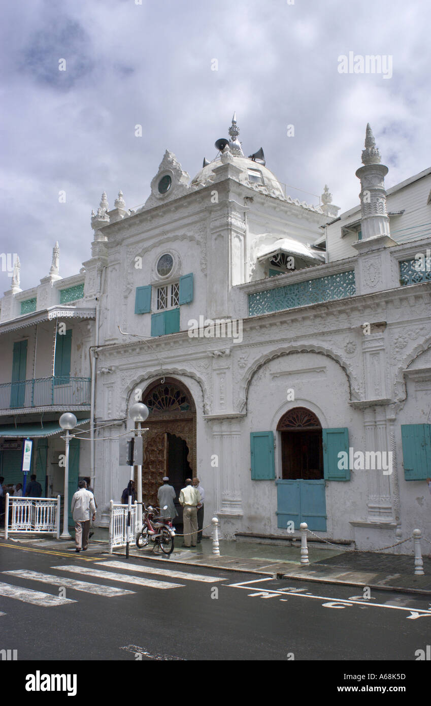Jummah mosque in Port Louis Stock Photo - Alamy