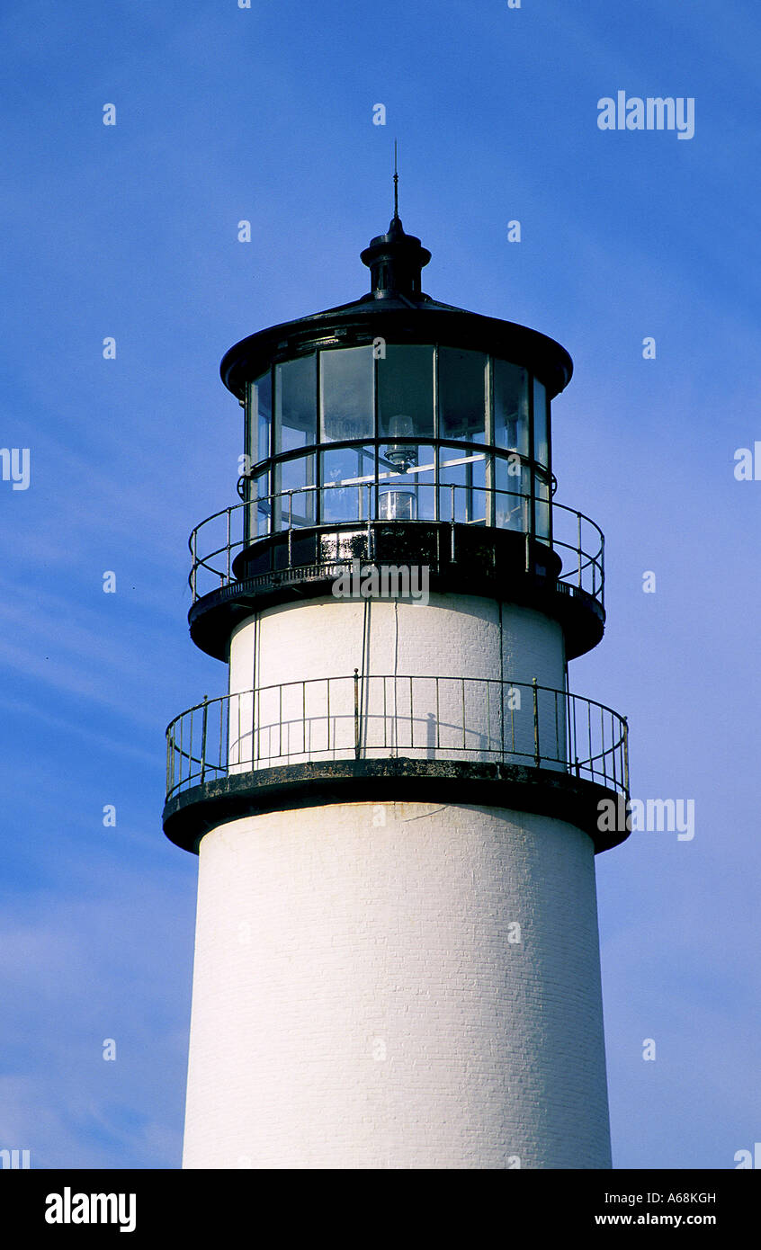 Highland light in Truro Lighthouse coastal "New England" Massachusetts ...