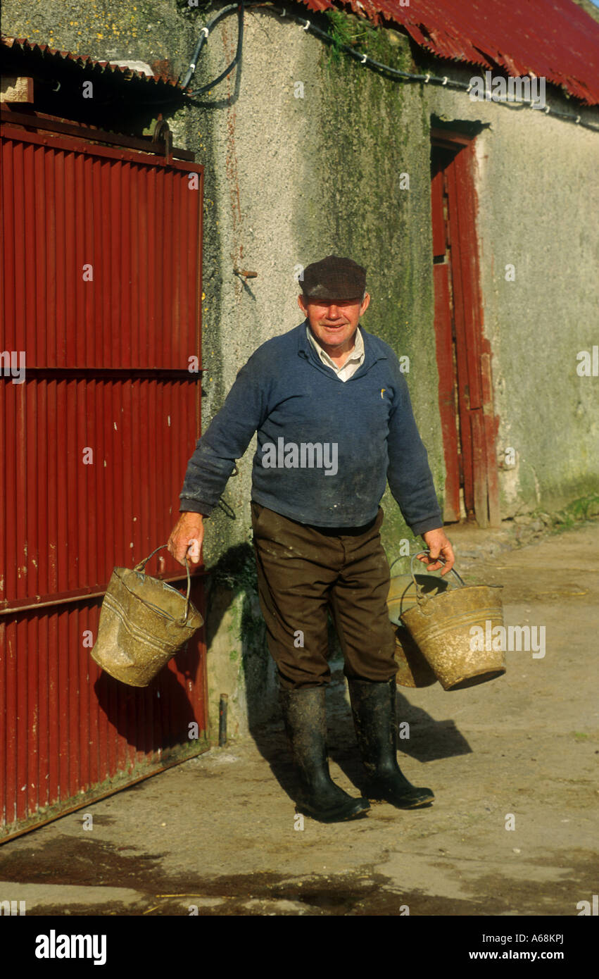 Portrait of an Irish farmer County Kerry Ireland Stock Photo - Alamy