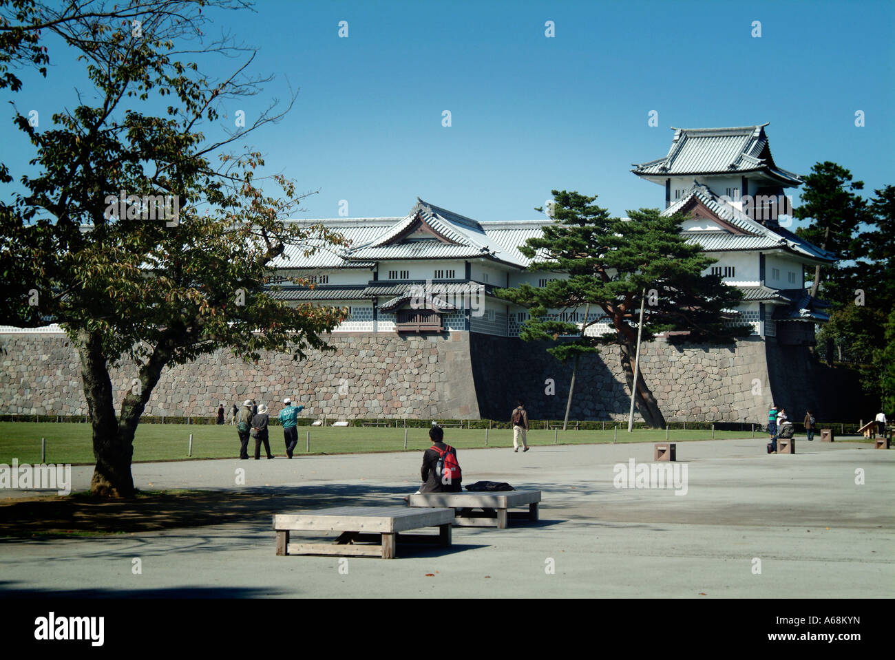 Kanazawa castle. Kanazawa. Ishikawa Prefecture. Japan Stock Photo - Alamy