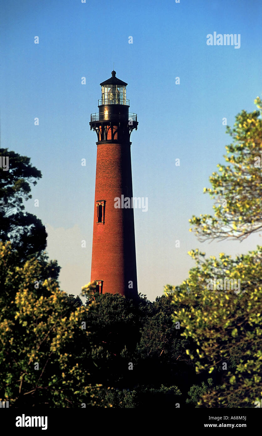 Corolla Lighthouse coastal North Carolina Outer Banks Stock Photo - Alamy