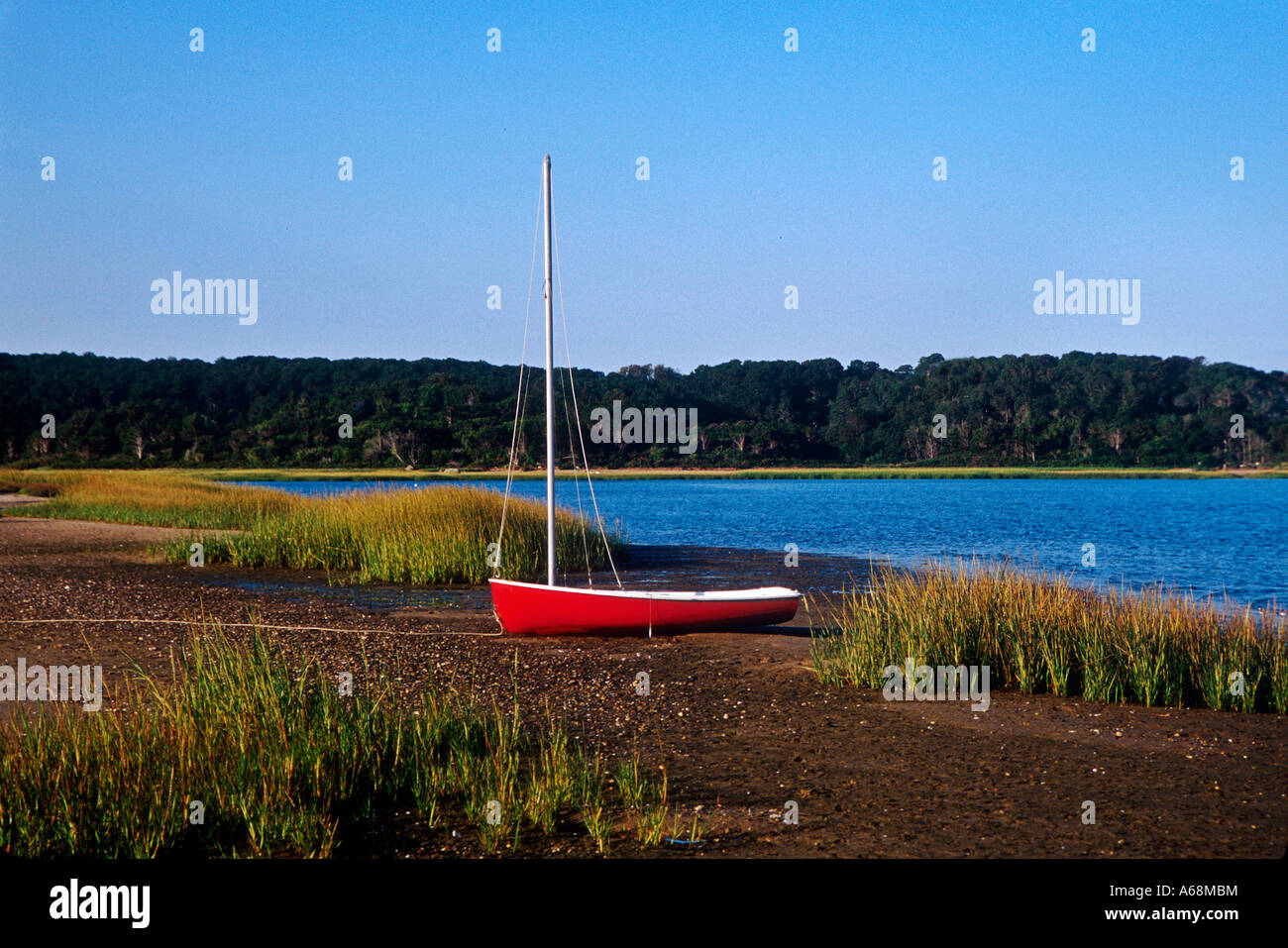 Sailboat, Orleans, Cape Cod, Massachusetts, USA Stock Photo - Alamy