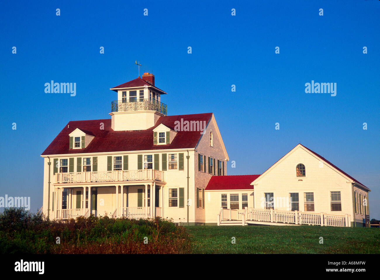 Coast Guard Station, Coast Guard Beach, Eastham, Cape Cod Stock Photo ...