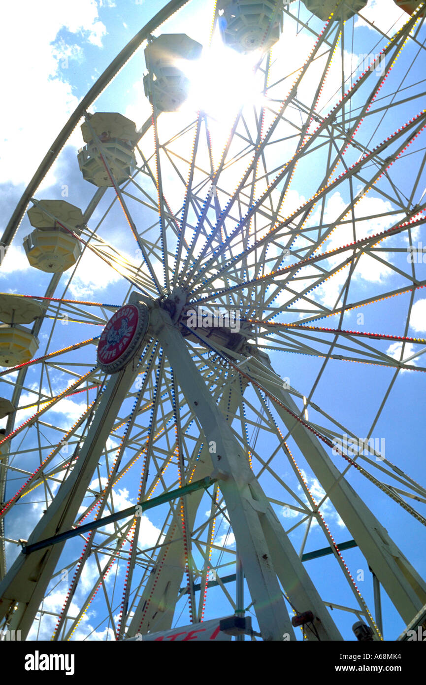 Ferris Wheel silhouette of Minnesota State Fair. St Paul Minnesota USA ...