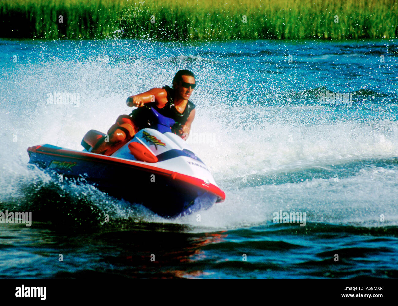 A man riding jet ski sports hi-res stock photography and images - Alamy