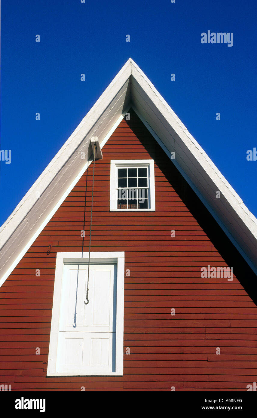 Detail of a barn Stock Photo - Alamy