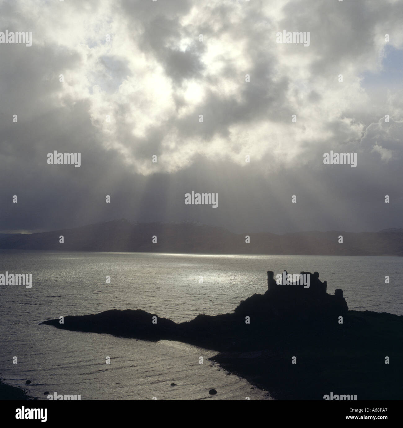 Castle Coeffin Lismore Island Stock Photo - Alamy