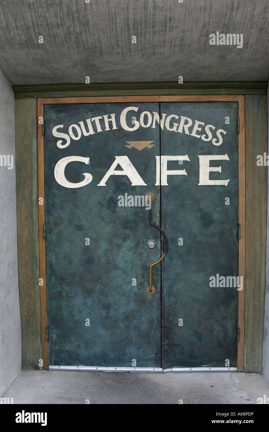 South Congress Cafe in Austin, Texas Stock Photo - Alamy