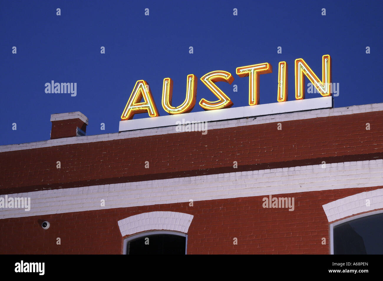 Austin Texas - Music capital of the world Stock Photo - Alamy