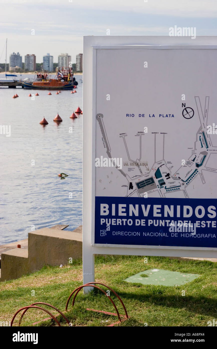 Uruguay punta map hi-res stock photography and images - Alamy