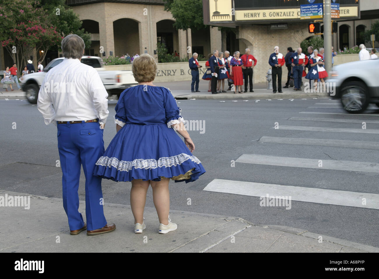 Square Dancers in San Antonio, Texas Stock Photo - Alamy