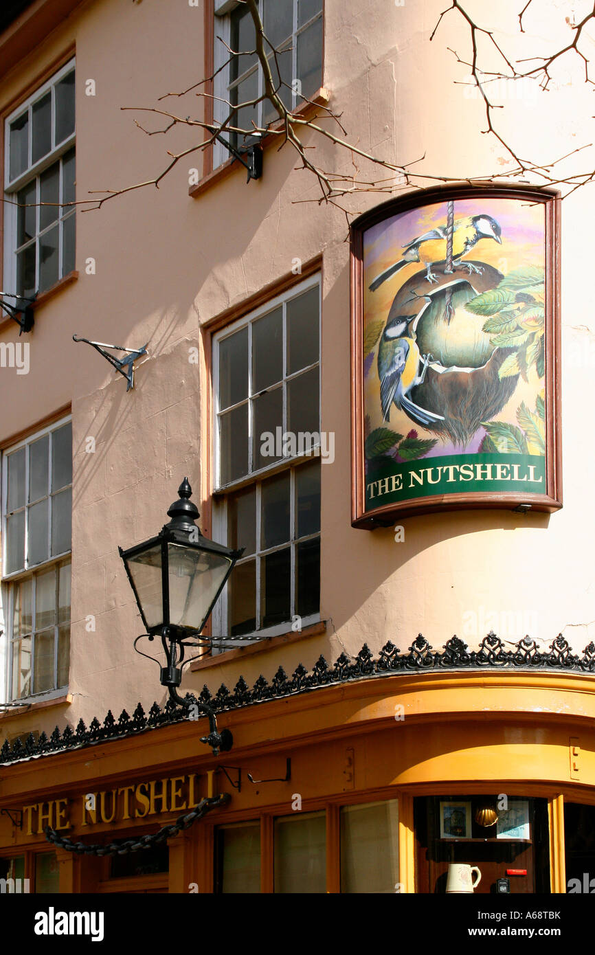 The Nutshell Public House on the Traverse in Bury St Edmunds Suffolk UK ...
