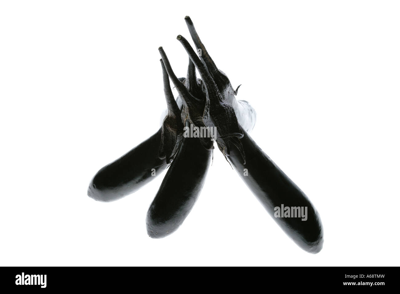 Long brinjal Cut Out Stock Images & Pictures - Alamy