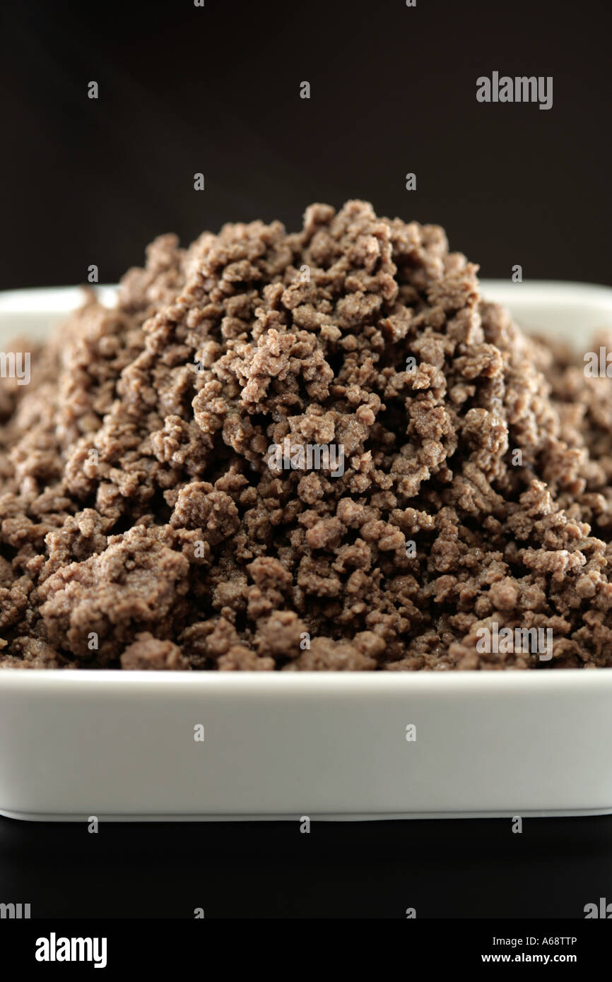 Cooked ground meat Stock Photo - Alamy