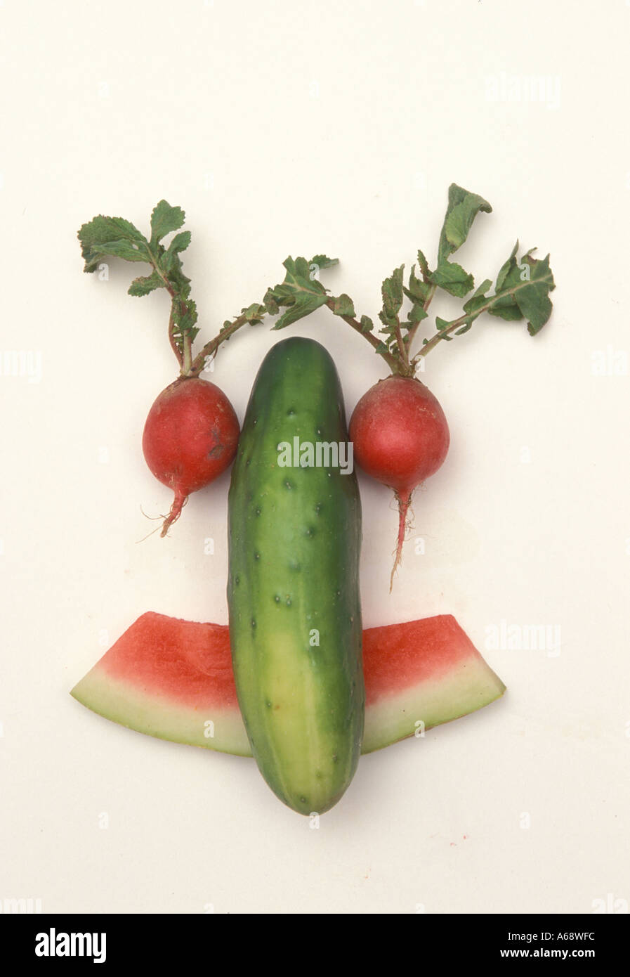 Vegetables fruit face Stock Photo - Alamy