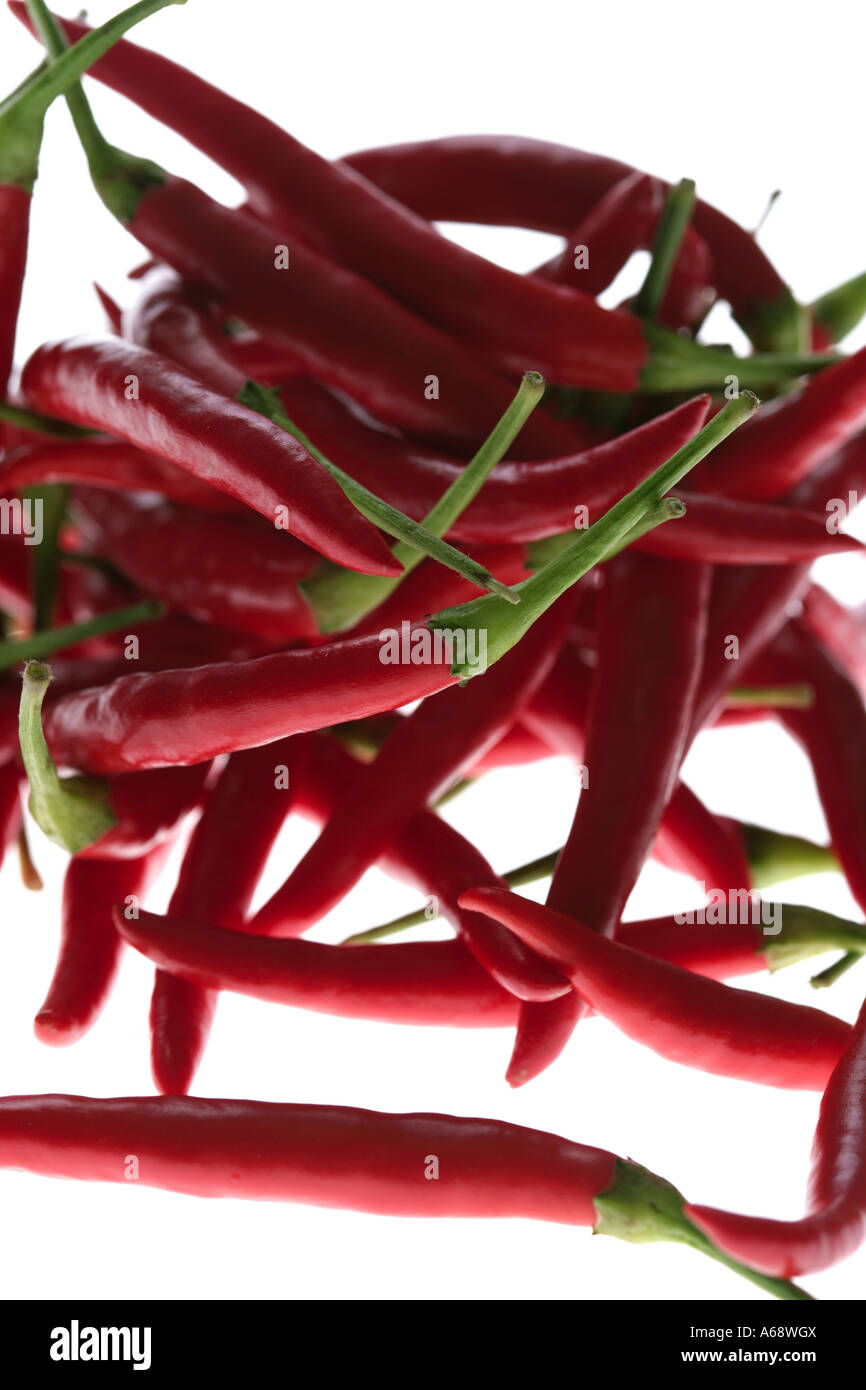 A heap of red chilli Stock Photo - Alamy