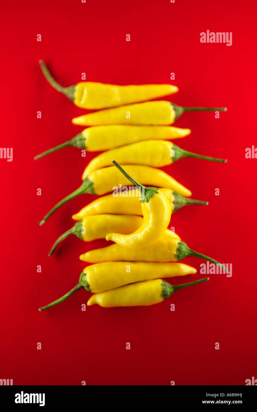 Yellow chilli pepper Stock Photo - Alamy