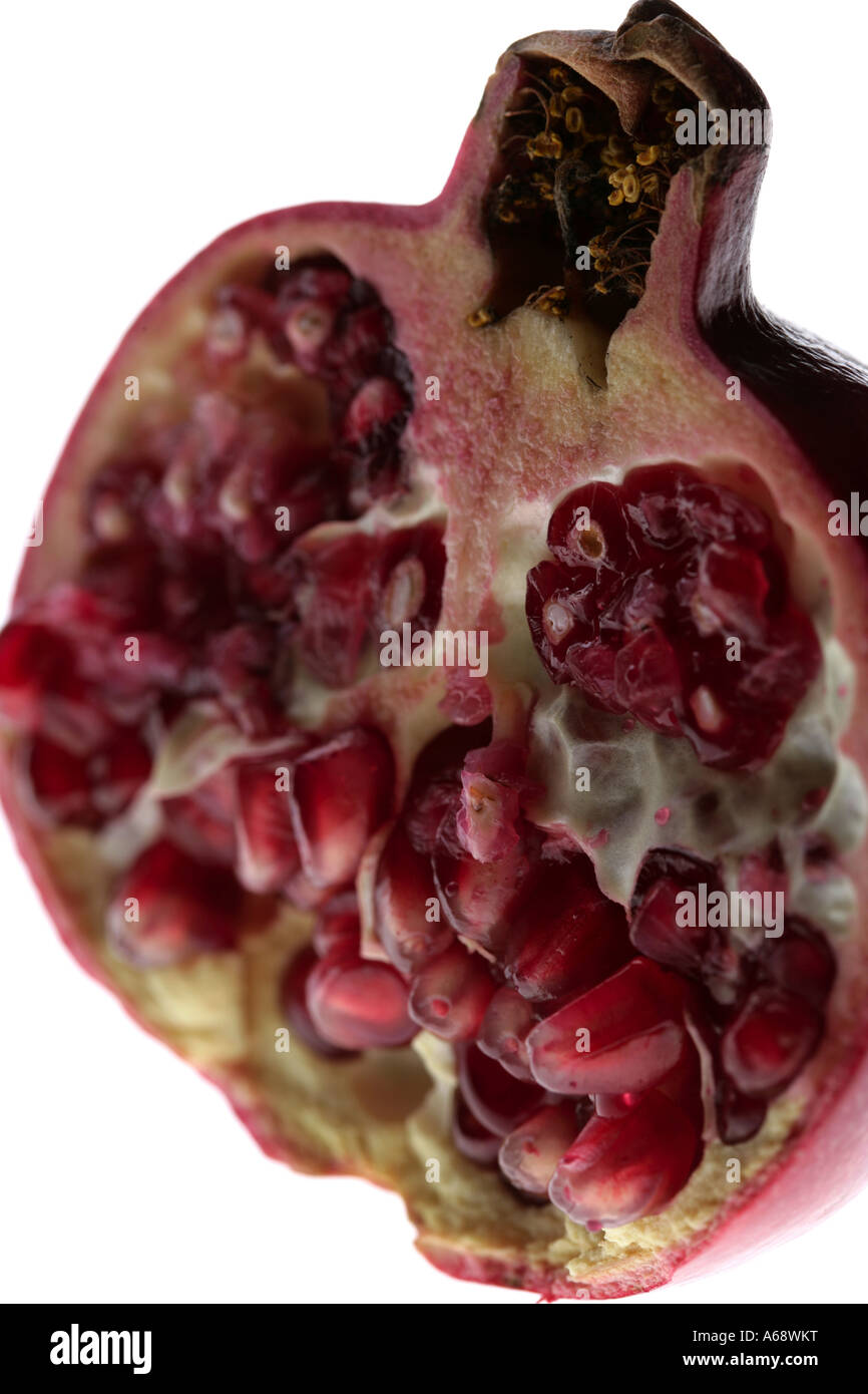 Pomegranate close up Stock Photo - Alamy