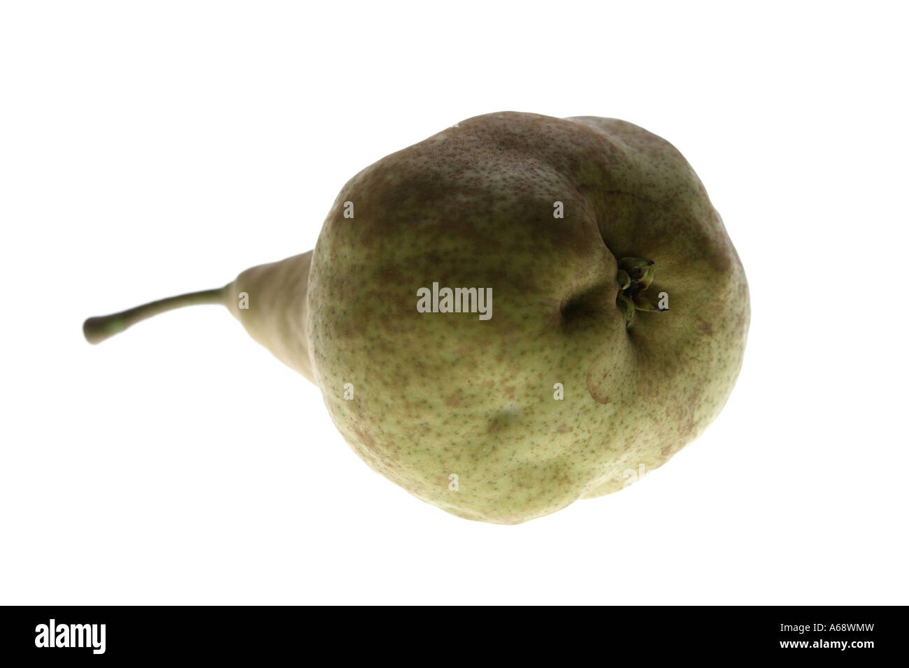 Pear bottom view Stock Photo - Alamy