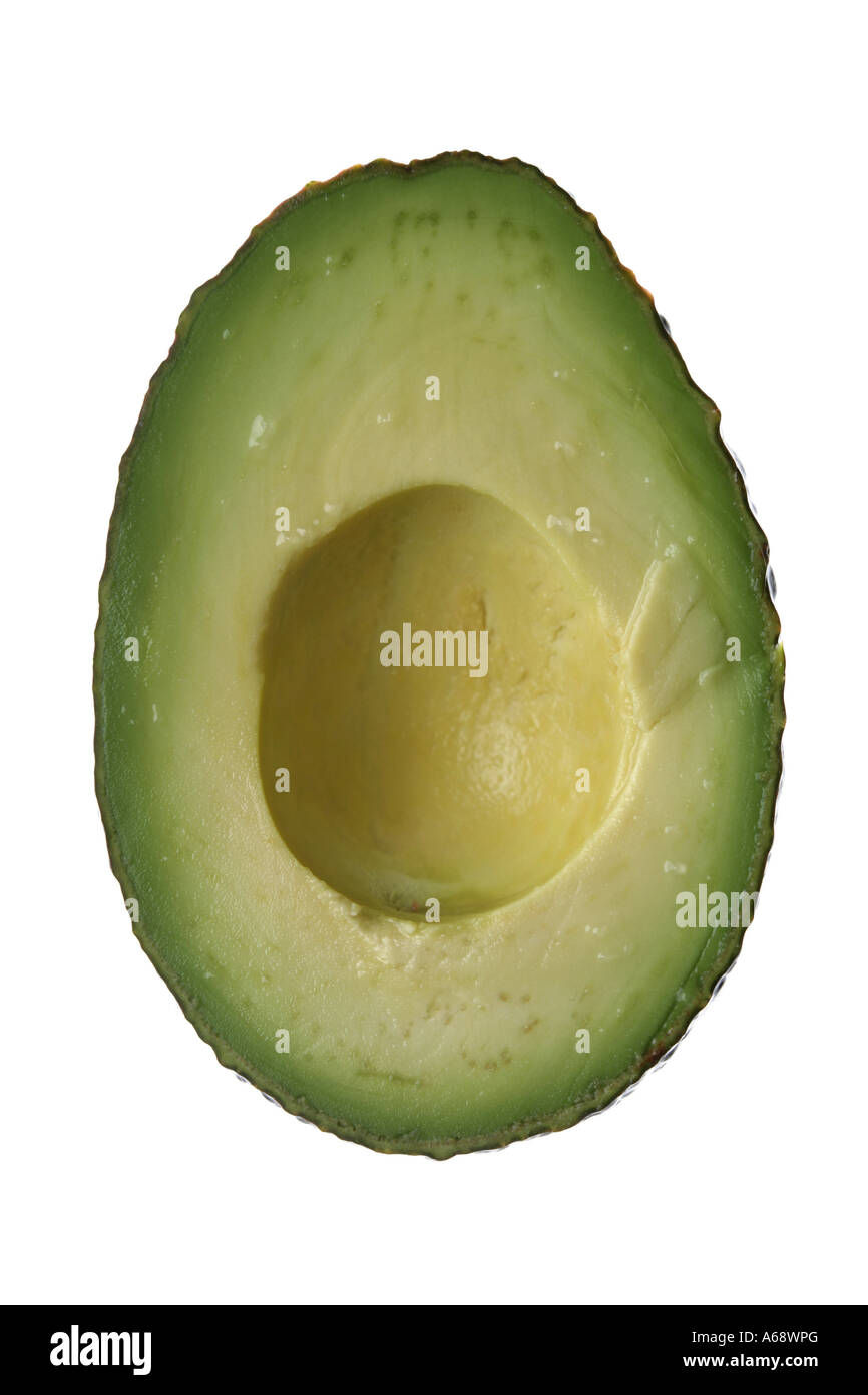 Avocado cross section Stock Photo - Alamy