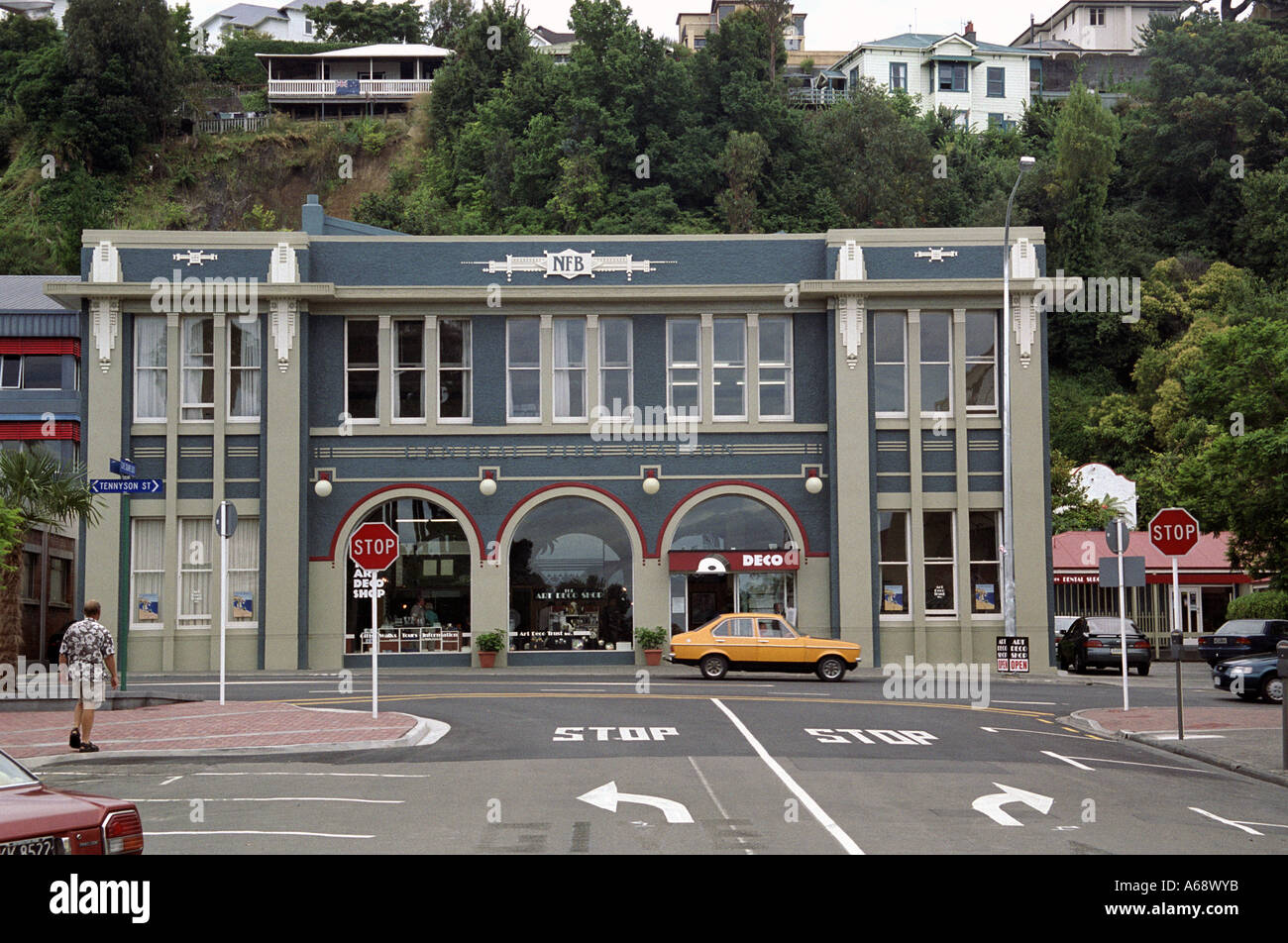Art Deco Shop, Napier, Hawke's Bay, New Zealand Stock Photo - Alamy