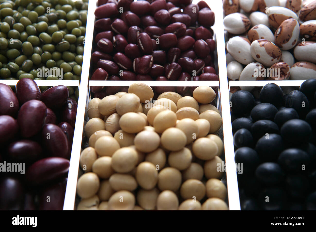 Assortment of beans and nuts Stock Photo - Alamy